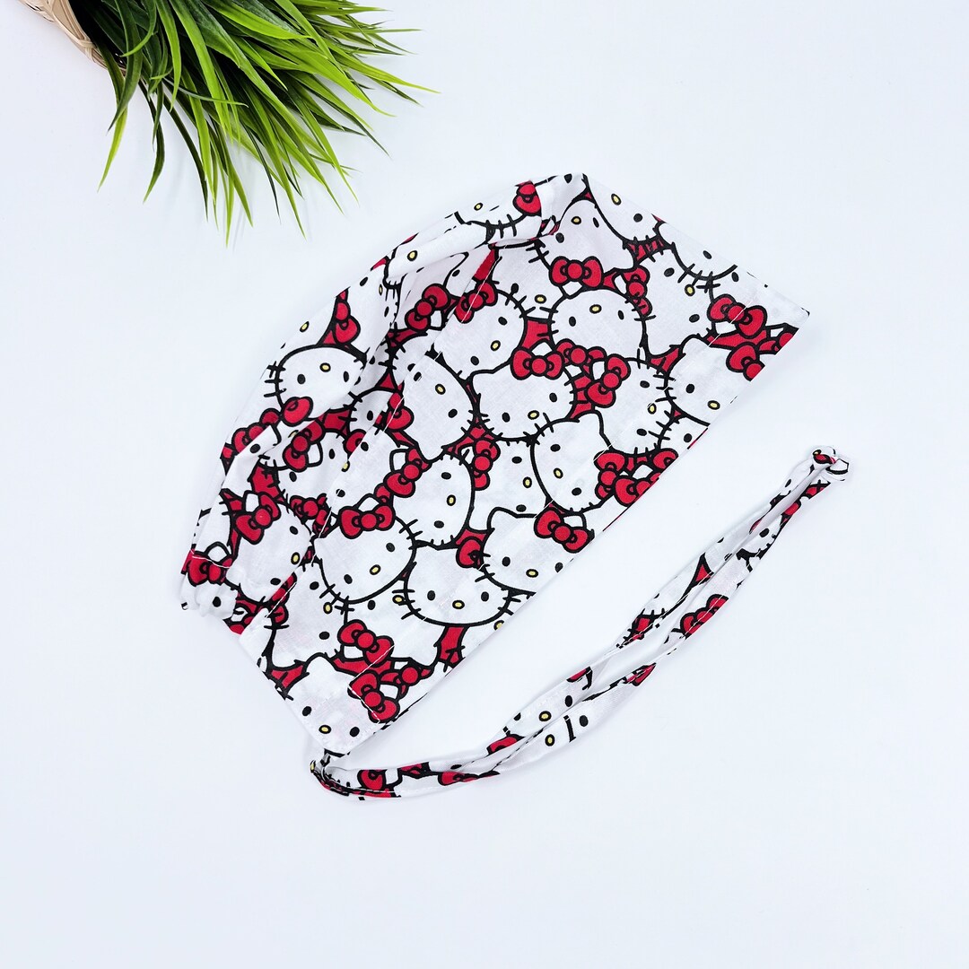 Regular Surgical Cap. Hello Kitty Scrub Caps for Women and Men. - Etsy
