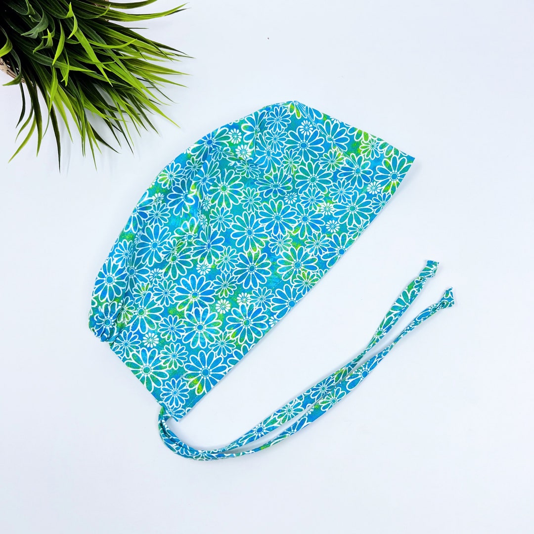 Daisy Delight Regular Surgical Cap. Scrub Caps for Women and Men. - Etsy