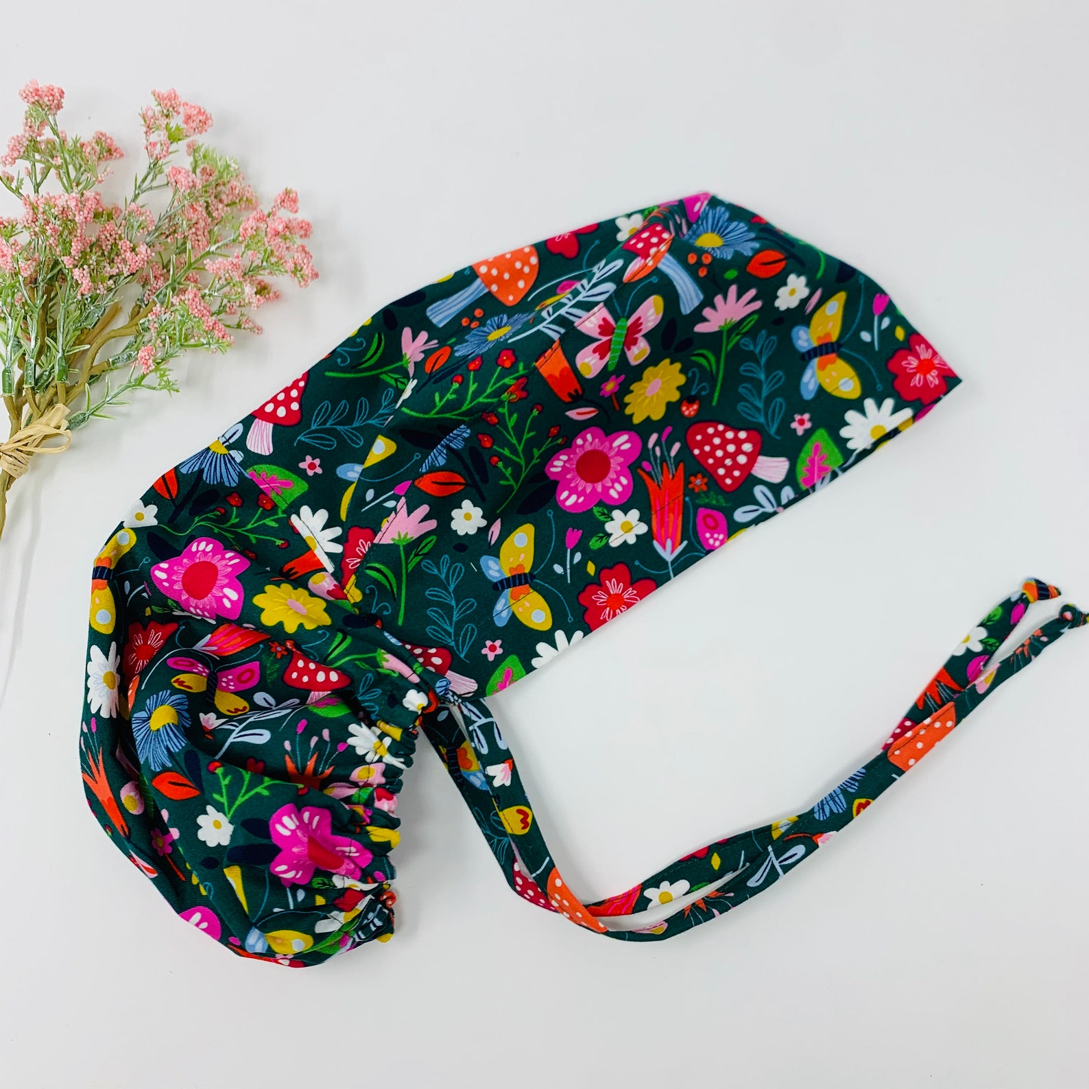 Ponytail Scrub Cap Scrub Cap With Ponytail Holder Surgical - Etsy