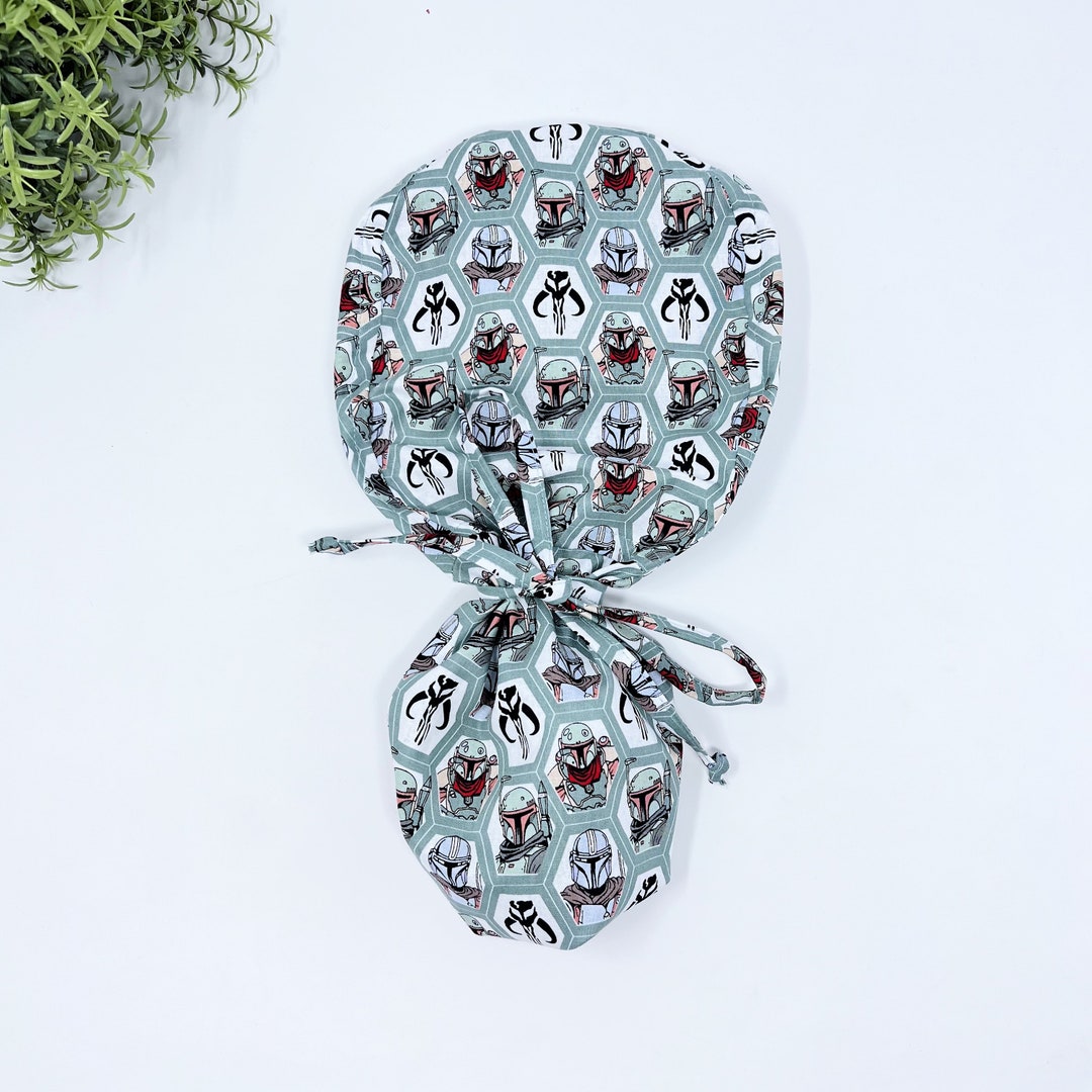 Ponytail Scrub Cap, Surgical Cap Women. Satin Lined Option Surgical Cap ...