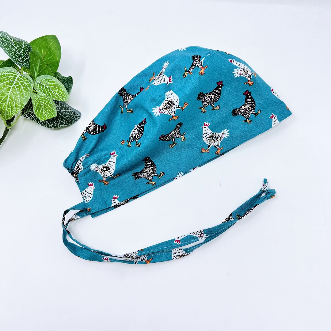 Rooster Surgical Cap. Medical Scrub Cap, Funny Scrub Cap. Dental Scrub ...