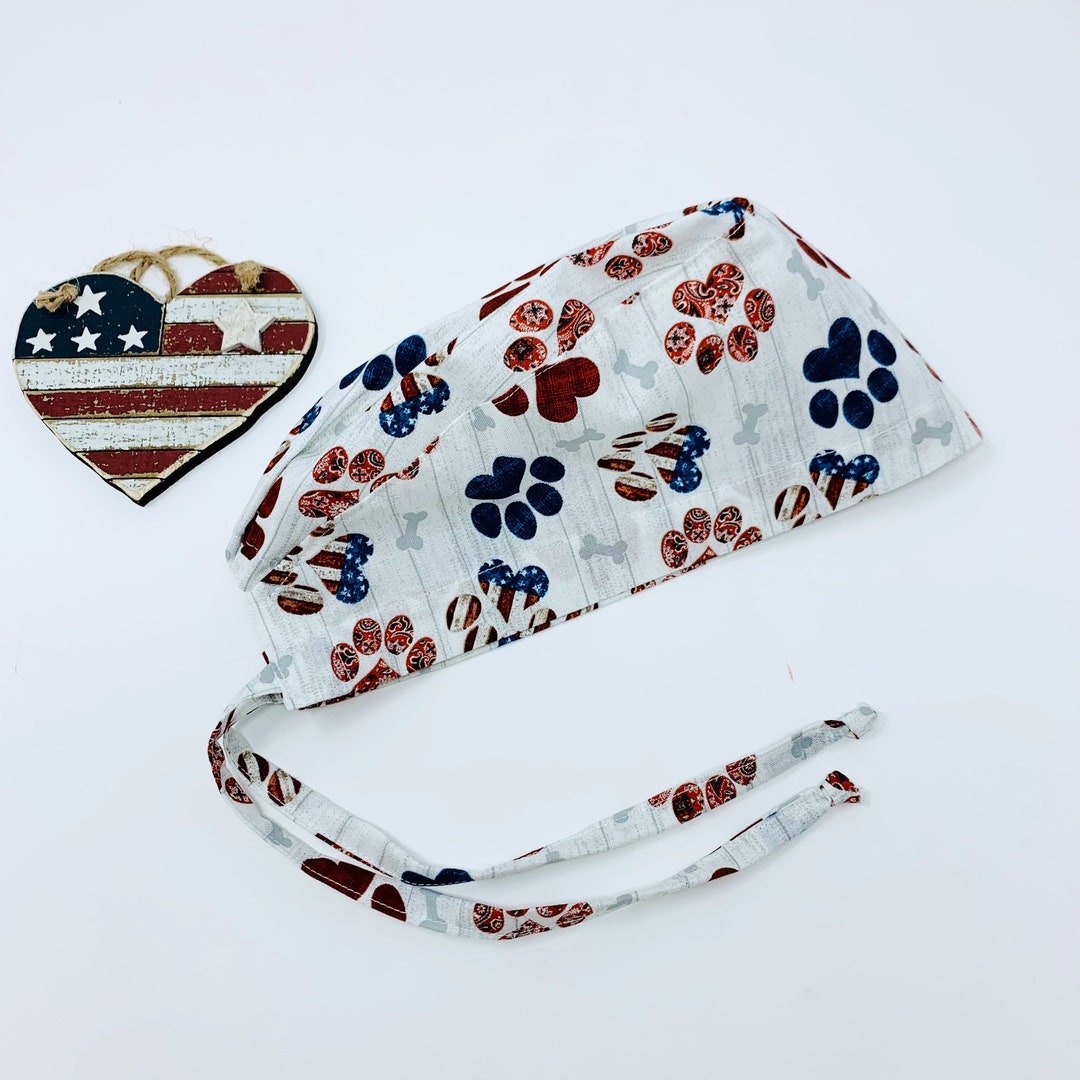 Patriotic Surgical Cap, Medical Scrub Cap, Unisex Scrub Caps - Etsy