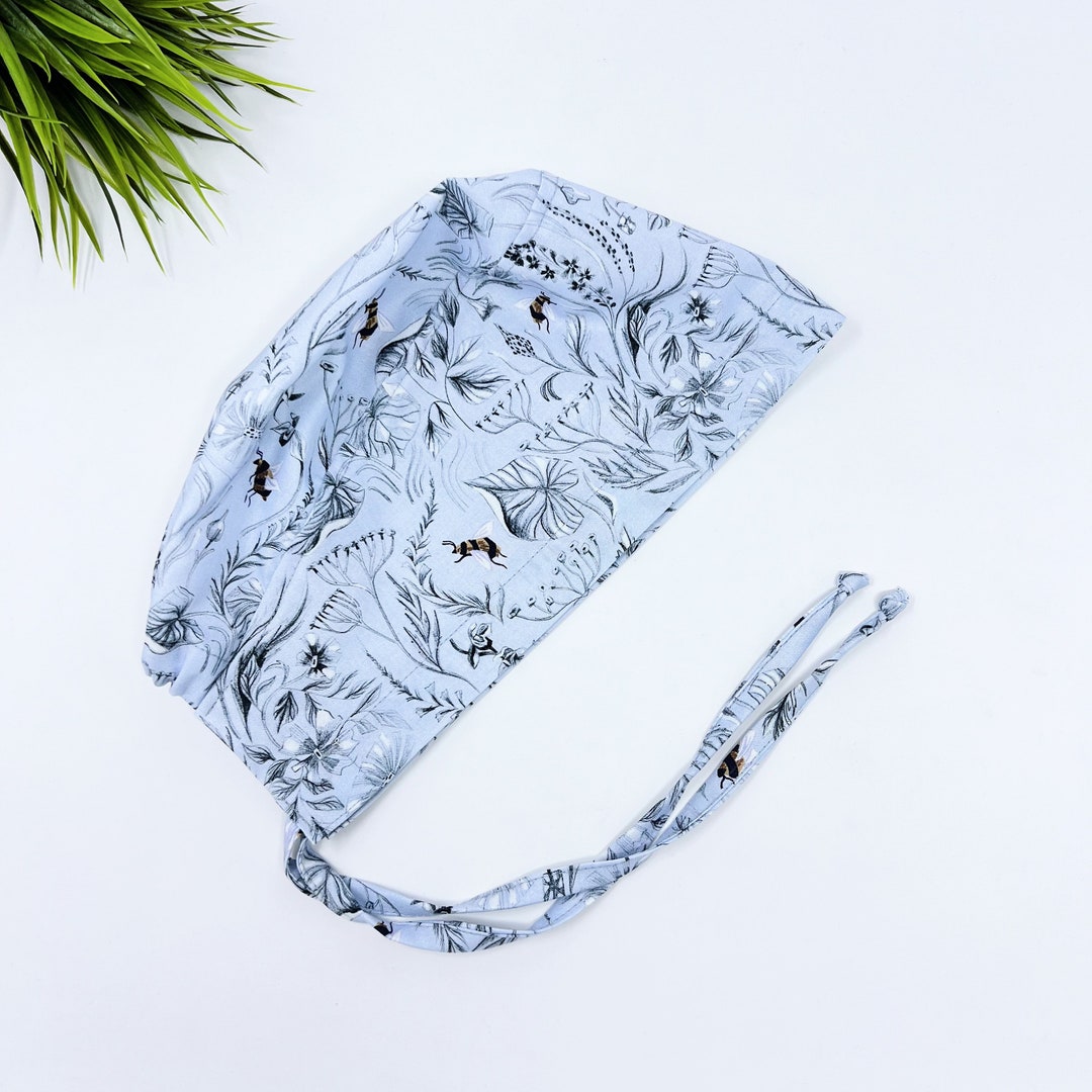 Bee Surgical Cap. Skull Tie-back Style Scrub Hat by Paradise Caps ...