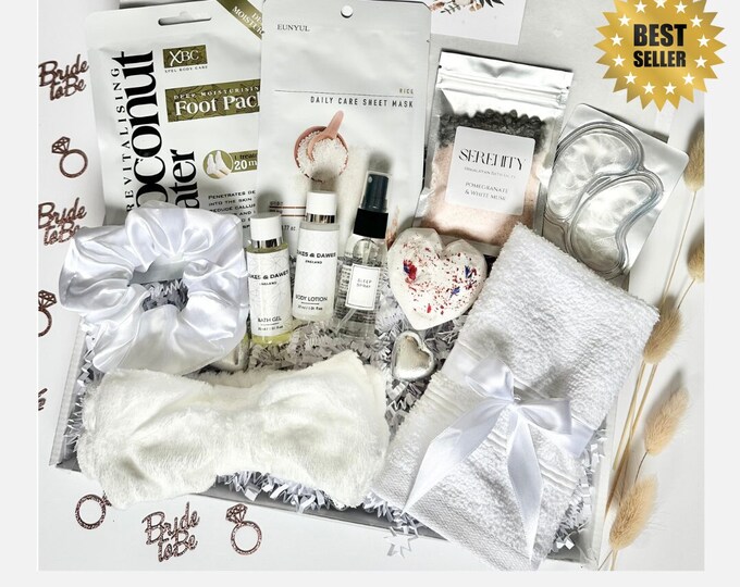 Bride-to-be Spa Gift Set - Sage Green Luxury Goodies for Relaxation ...