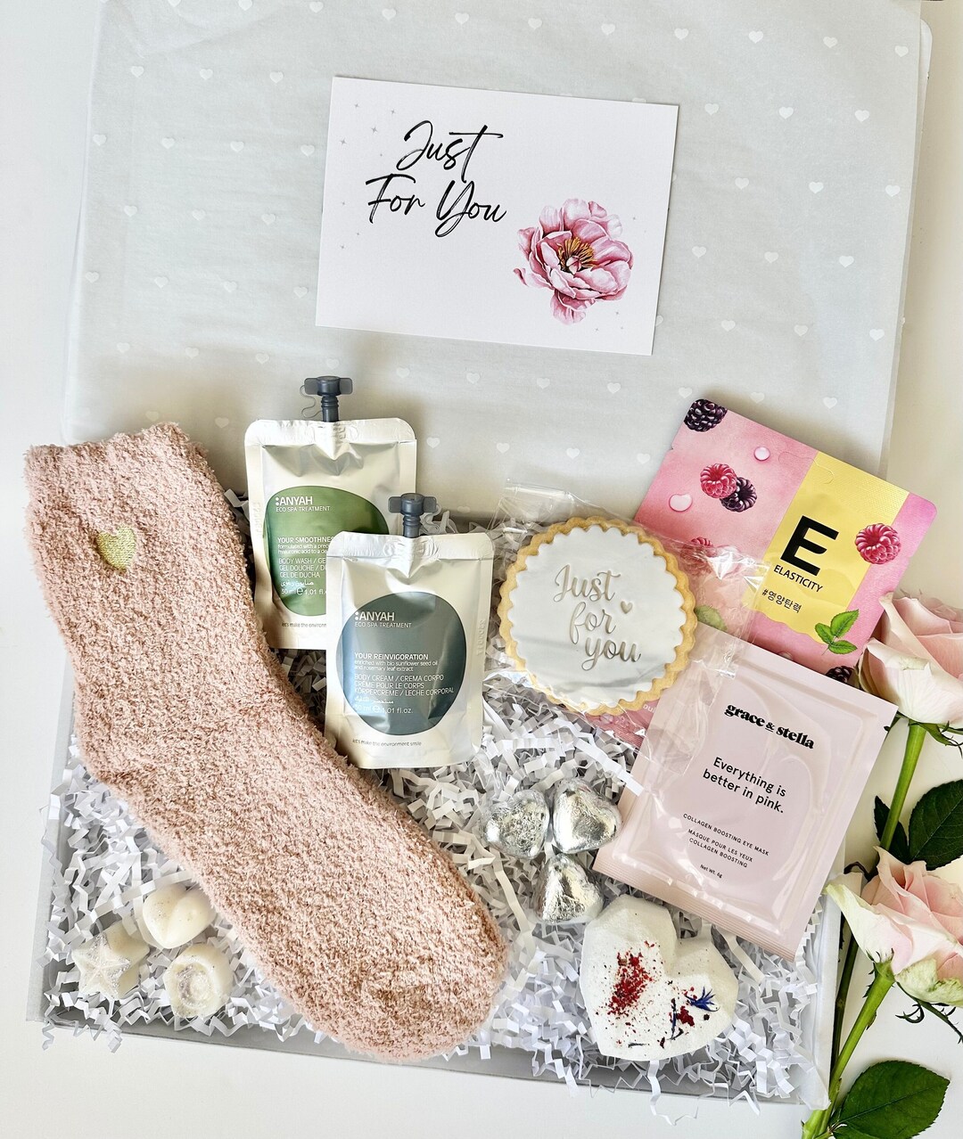 SENDING HUGS GIFT, Hug in a Box, Letterbox Self Care Gift, De-stress ...