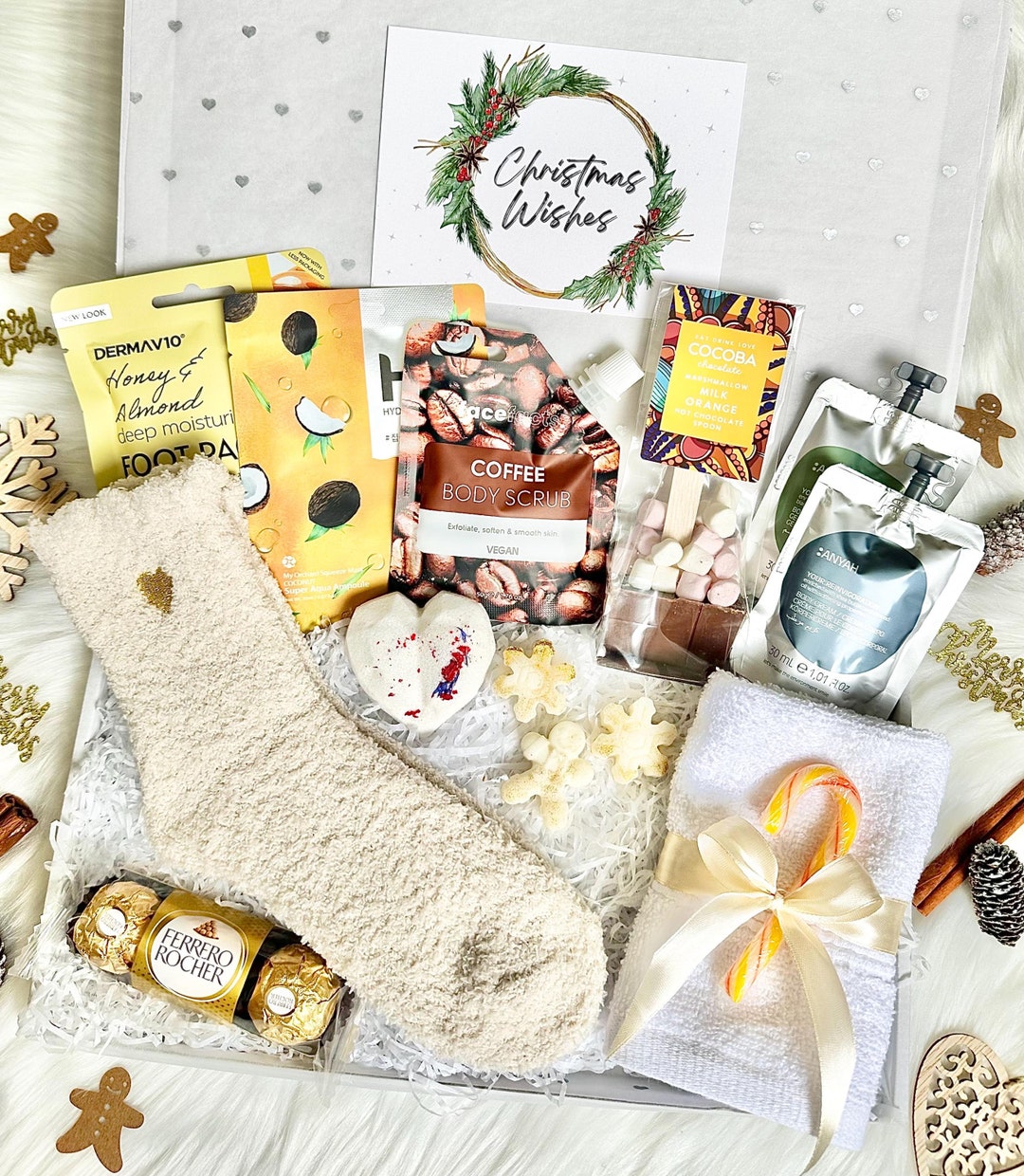 WINTER WARMER Pamper Hamper, Christmas Gift for Women, Christmas Gift ...