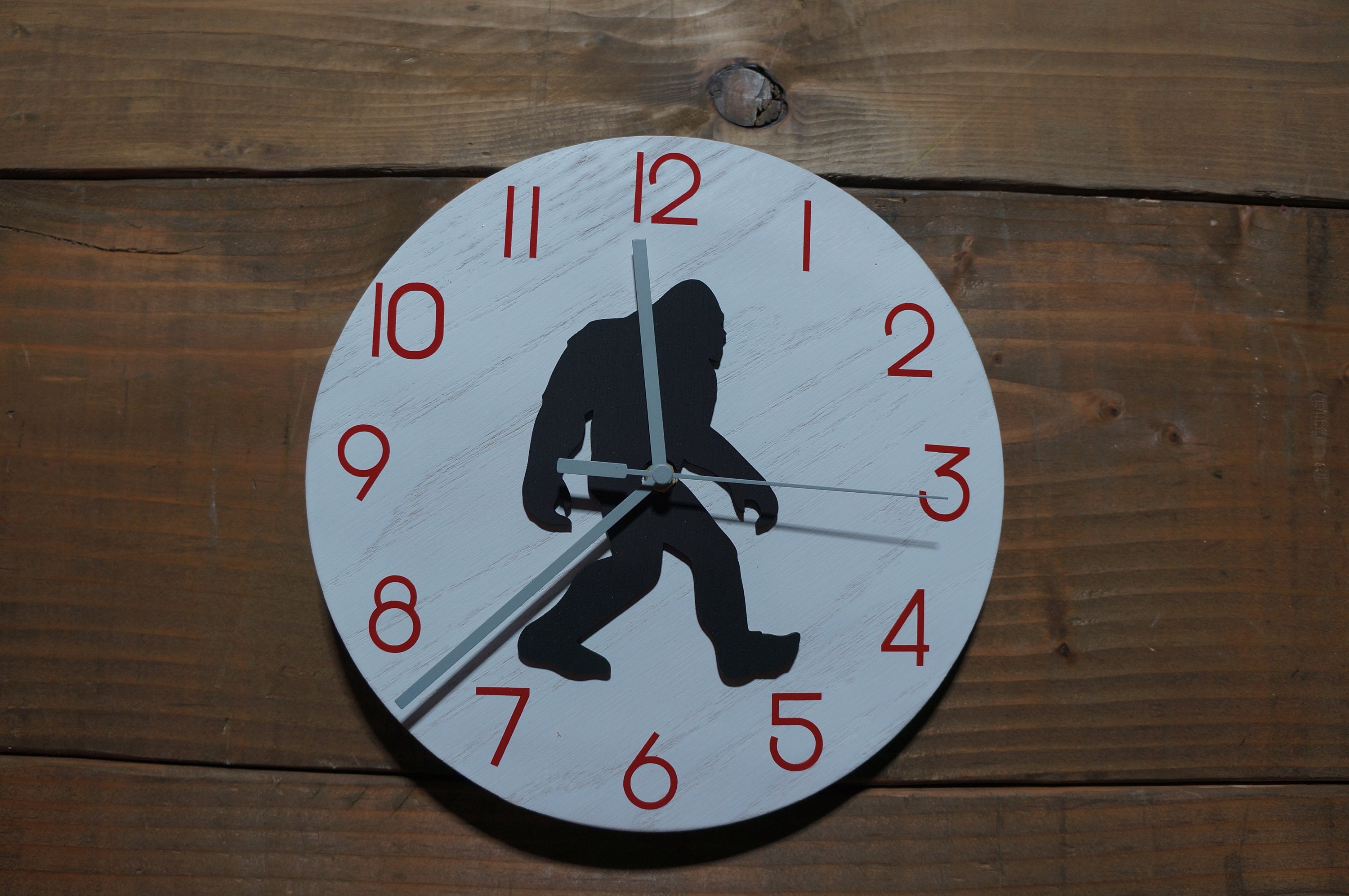 10” Sasquatch Bigfoot Clock - Etsy