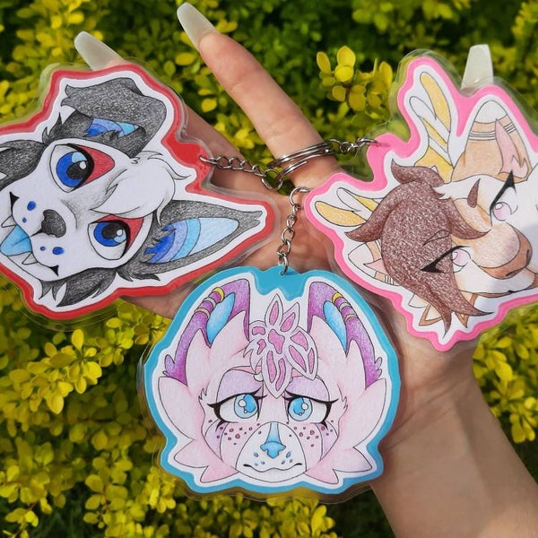 Furry Keychain - Etsy