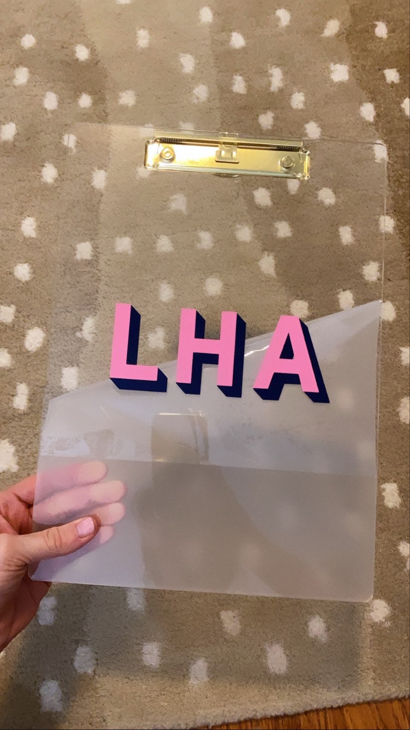 Shadow Monogram Decal 3 Initial | Etsy