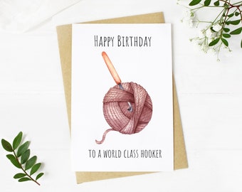 Knitters Birthday Card - Etsy