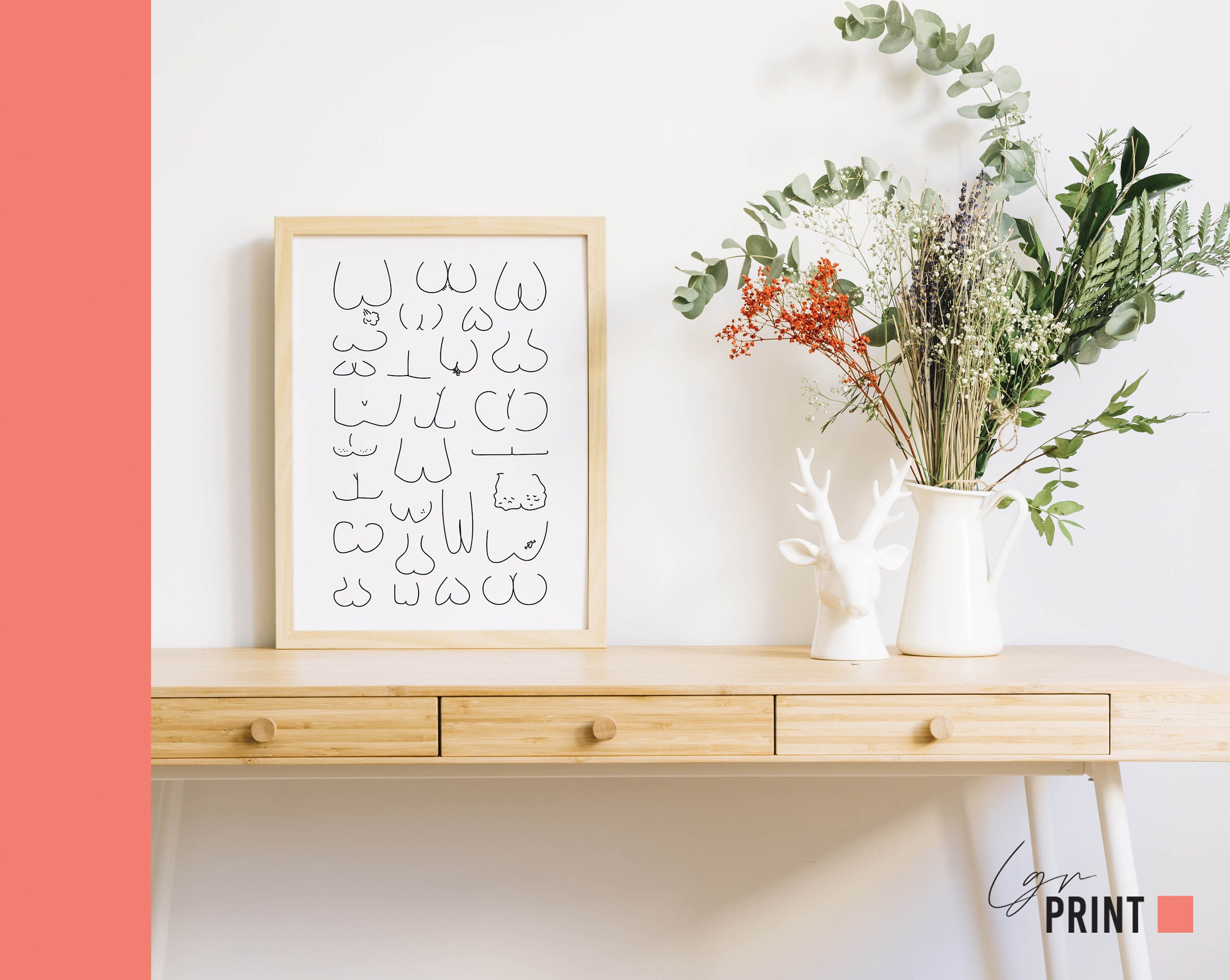 HUMOR BUTTOCKS POSTER / to Print Yourself: Digital Format - Etsy