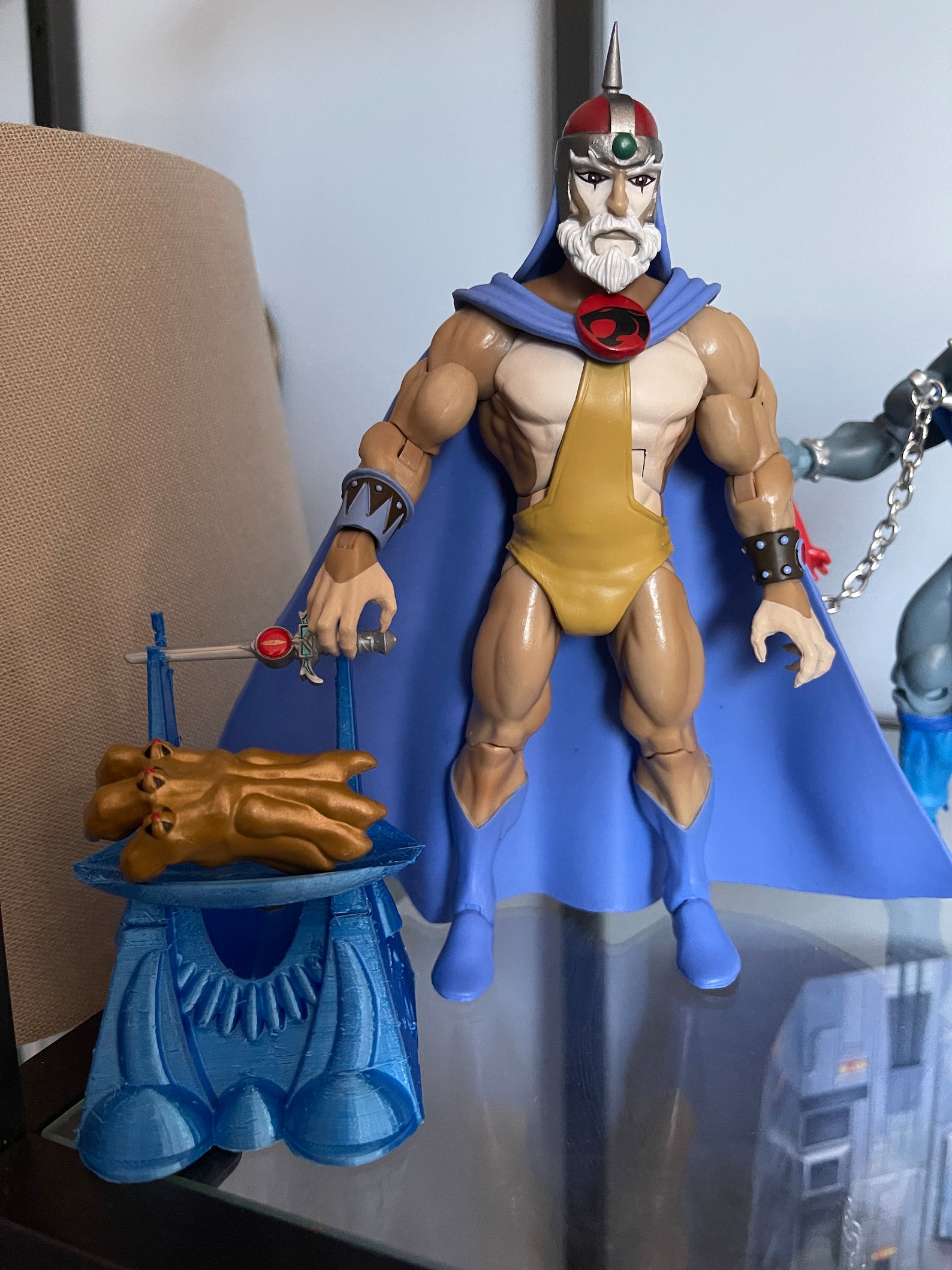 Sword of Omens and Claw Shield Stand. - Etsy