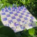 Customize Chessboard W\ Purple Chessboard - Resin Chess Set - Unique ...