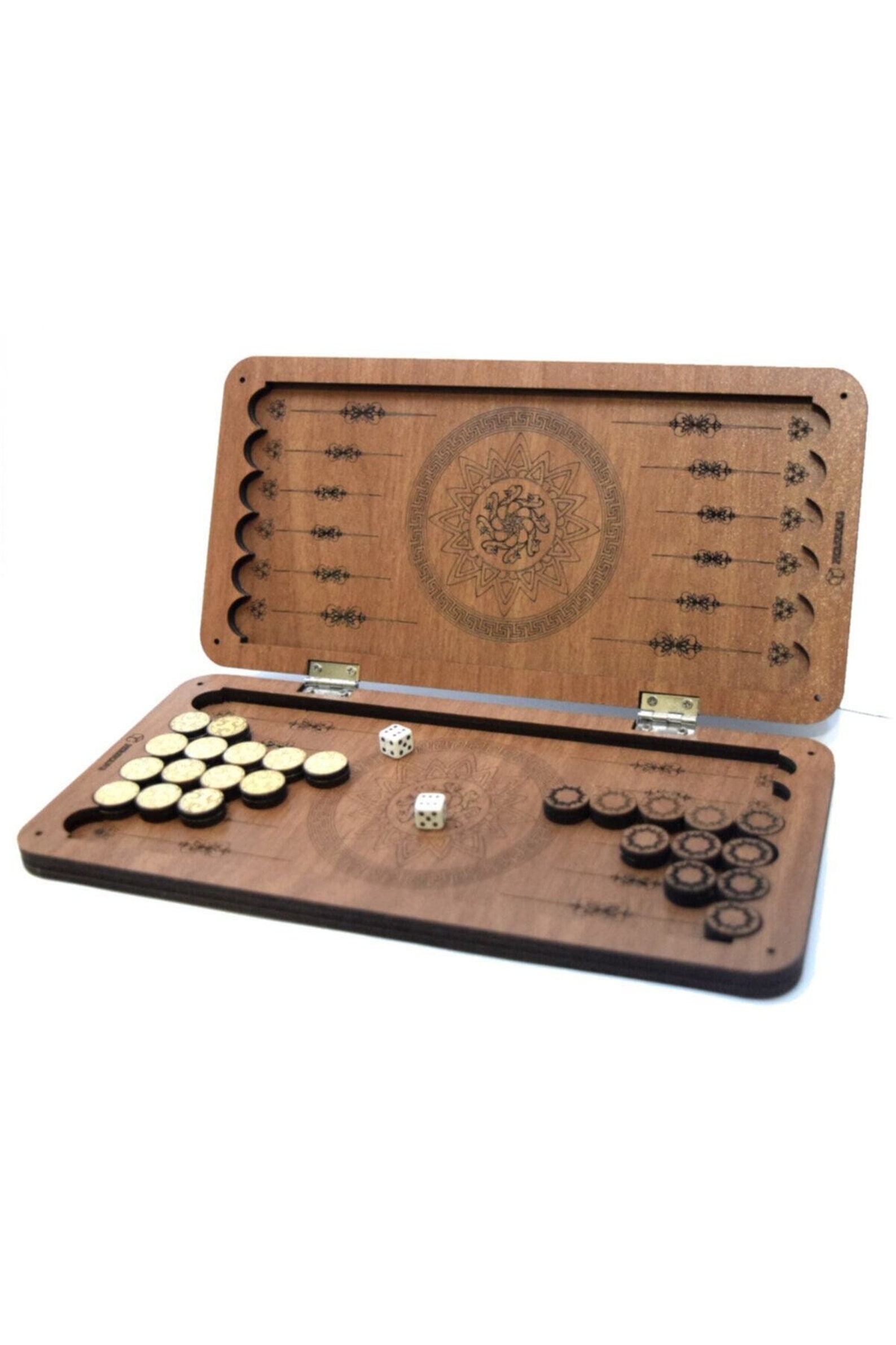 Personalized Backgammon Set W Mini Wooden Backgammon Set - Etsy