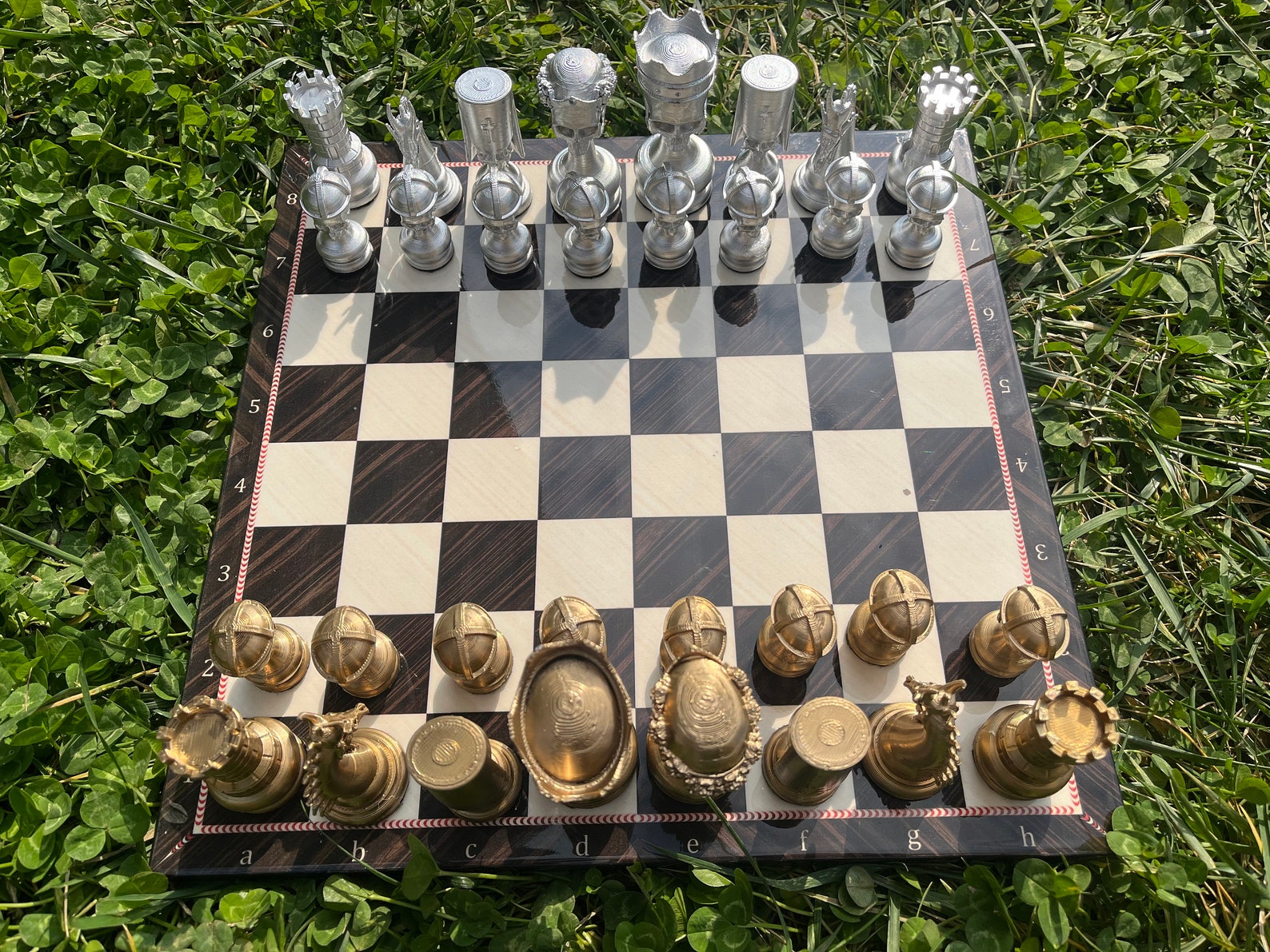 Skull Chess Set W 3D Chess Pieces Death's-head Figures - Etsy