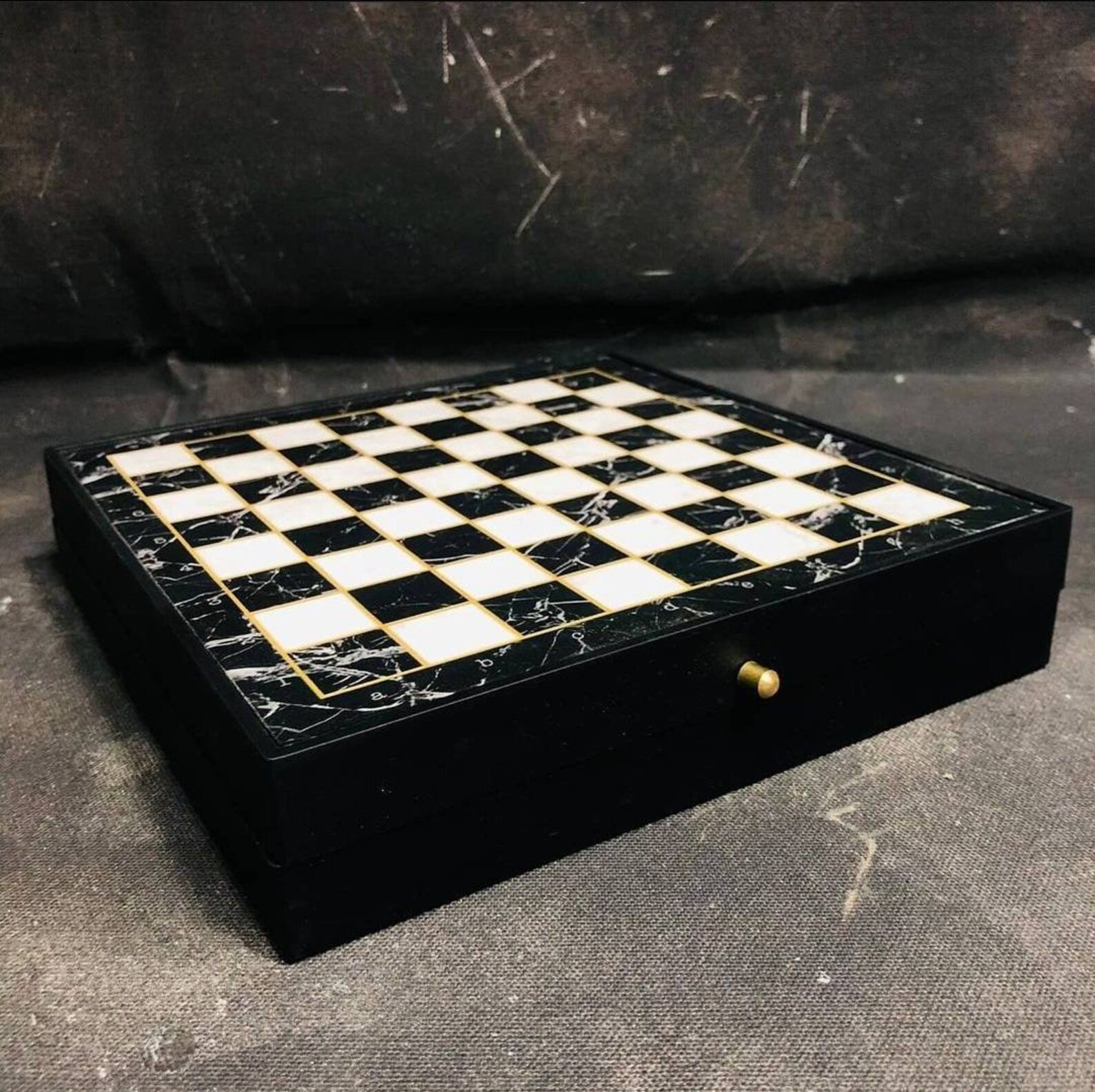 Mini Chess Set W/ Handmade Chess Pieces With Board Wooden | Etsy