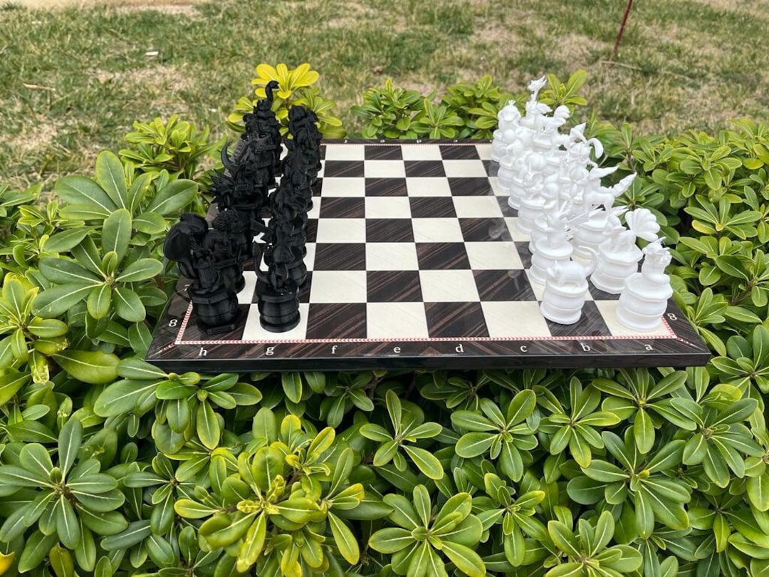 Pokemon Chess Set W Pokemon Pieces With Board Handmade 3D Chess Set ...