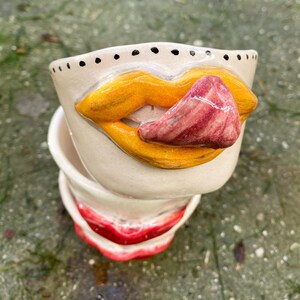 Personalized Ceramic Mug W Handmade Lip Mug Pottery Mug - Etsy