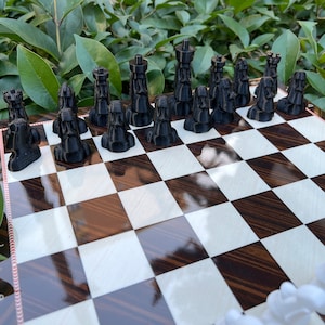 Moai Statue Chess Set: Unique Easter Island Figures - Etsy