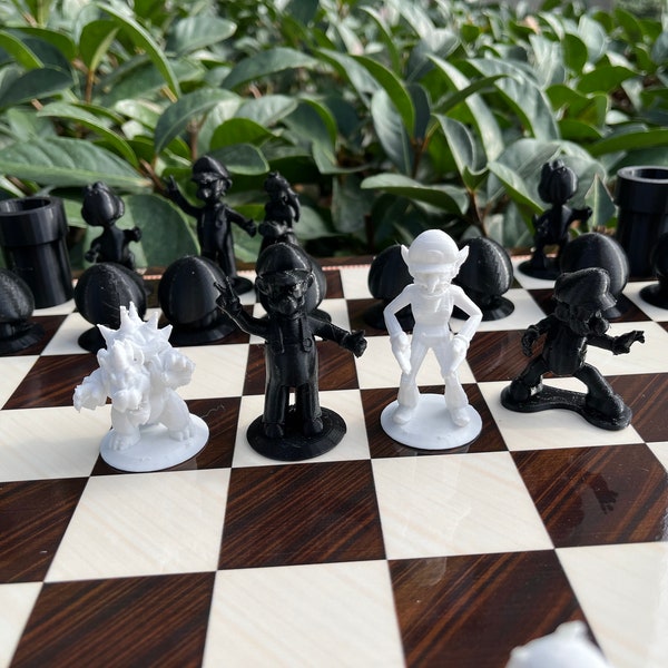 3d Printed Chess Set - Etsy