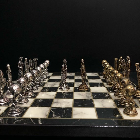 Artillery Soldier Chess Set W/ Board Historical Figures | Etsy