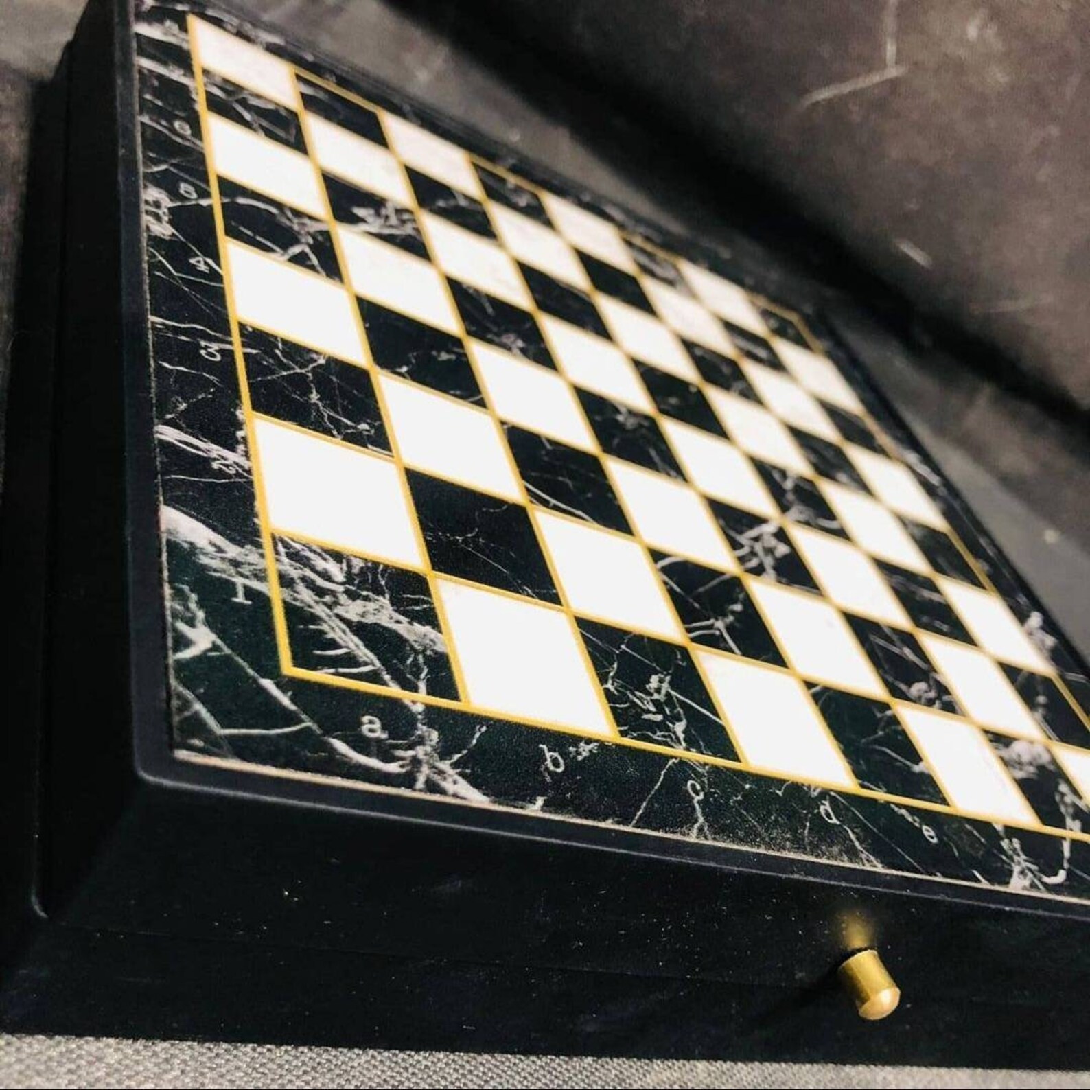 Mini Chess Set W/ Handmade Chess Pieces With Board Wooden | Etsy