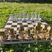Minecraft Chess Set W Minecraft Pieces With Board Handmade 3D Chess Set ...