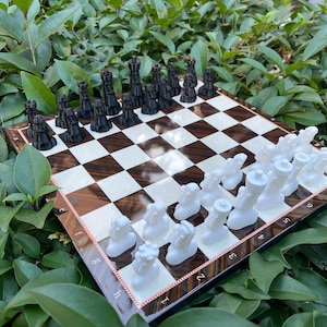 Moai Statue Chess Set: Unique Easter Island Figures - Etsy