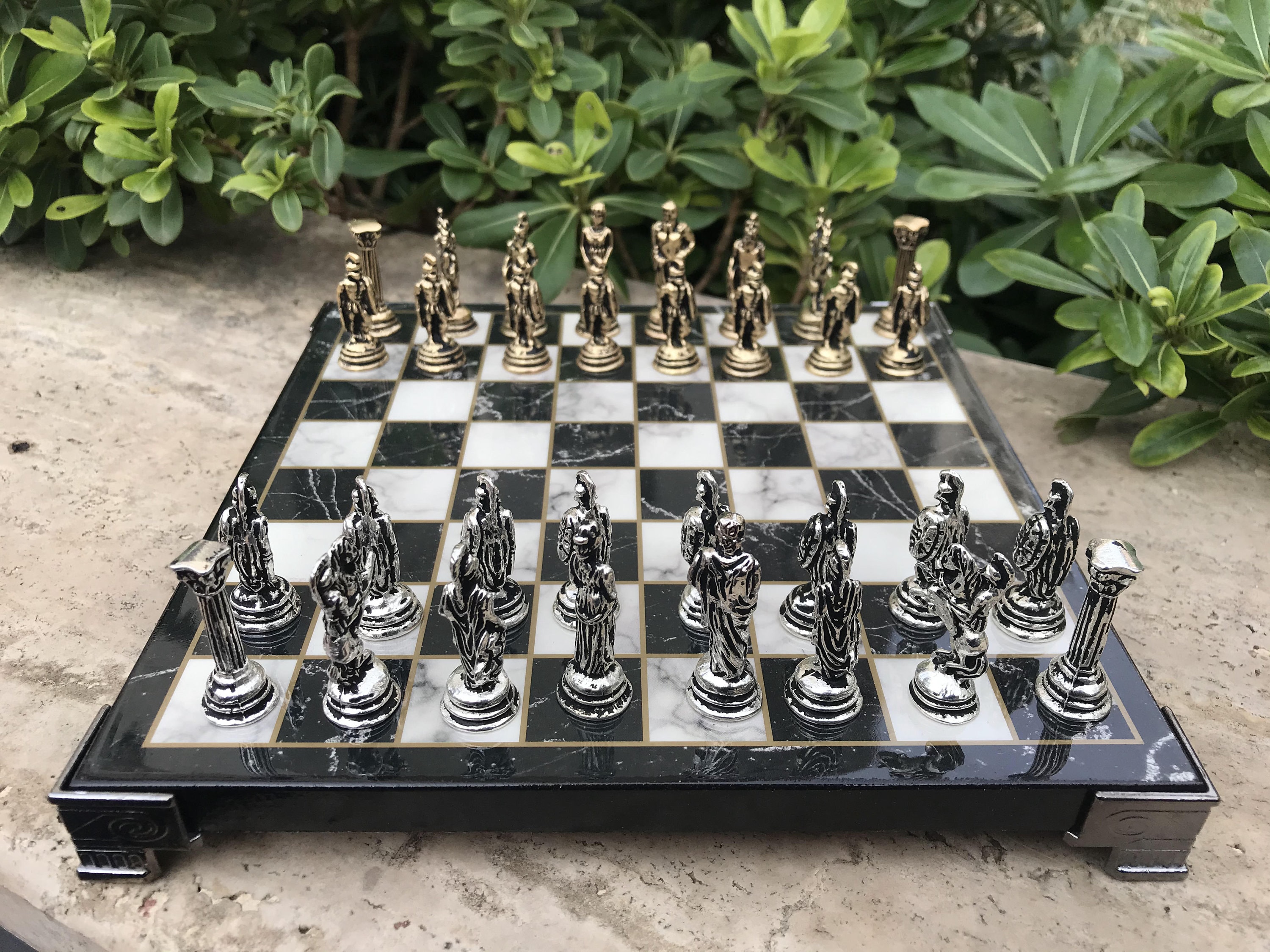 Mythological Chess Set w/ Historical Figures Custom Chess Set | Etsy