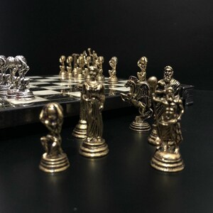 Artillery Soldier Chess Set W/ Board Historical Figures - Etsy