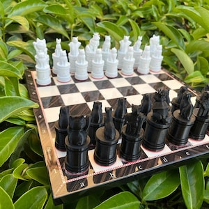 Cat Chess Set: Handmade Wooden Board With 3D Cat Pieces - Etsy