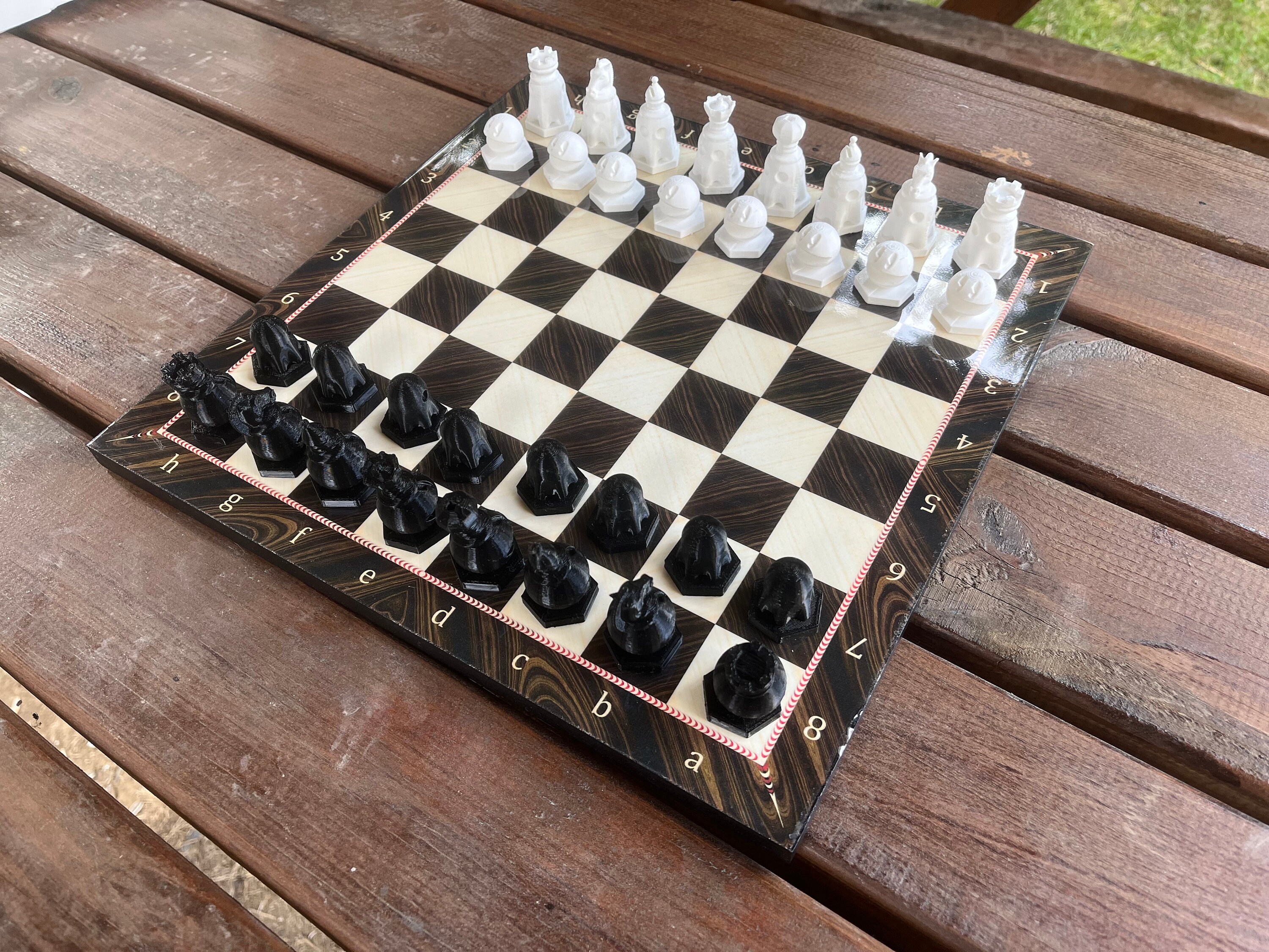 Pac Man Chess Set W Handmade Chess Figures Ghost Chess - Etsy UK