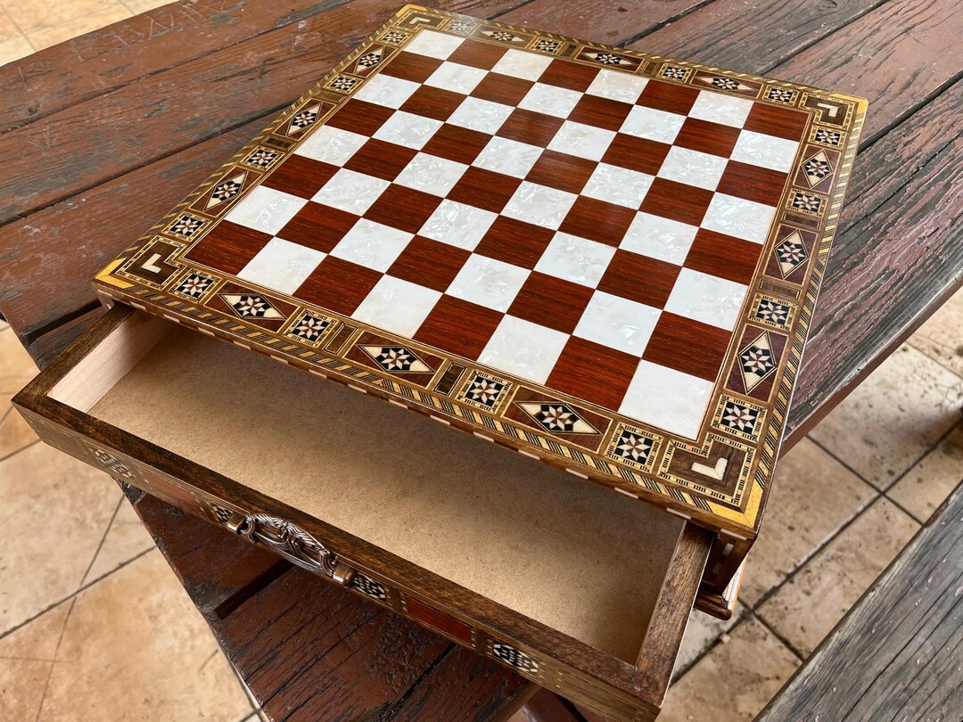 Vip Chess Set - Pearl Chessboard - Unique Chessboard - Handmade Chess ...