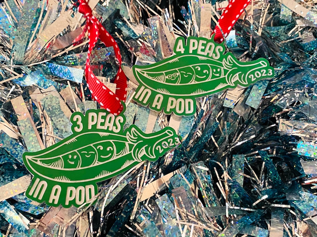 Throuple Quad Polyamory Ornament Peas in a Pod Polycule Gift 2023 - Etsy