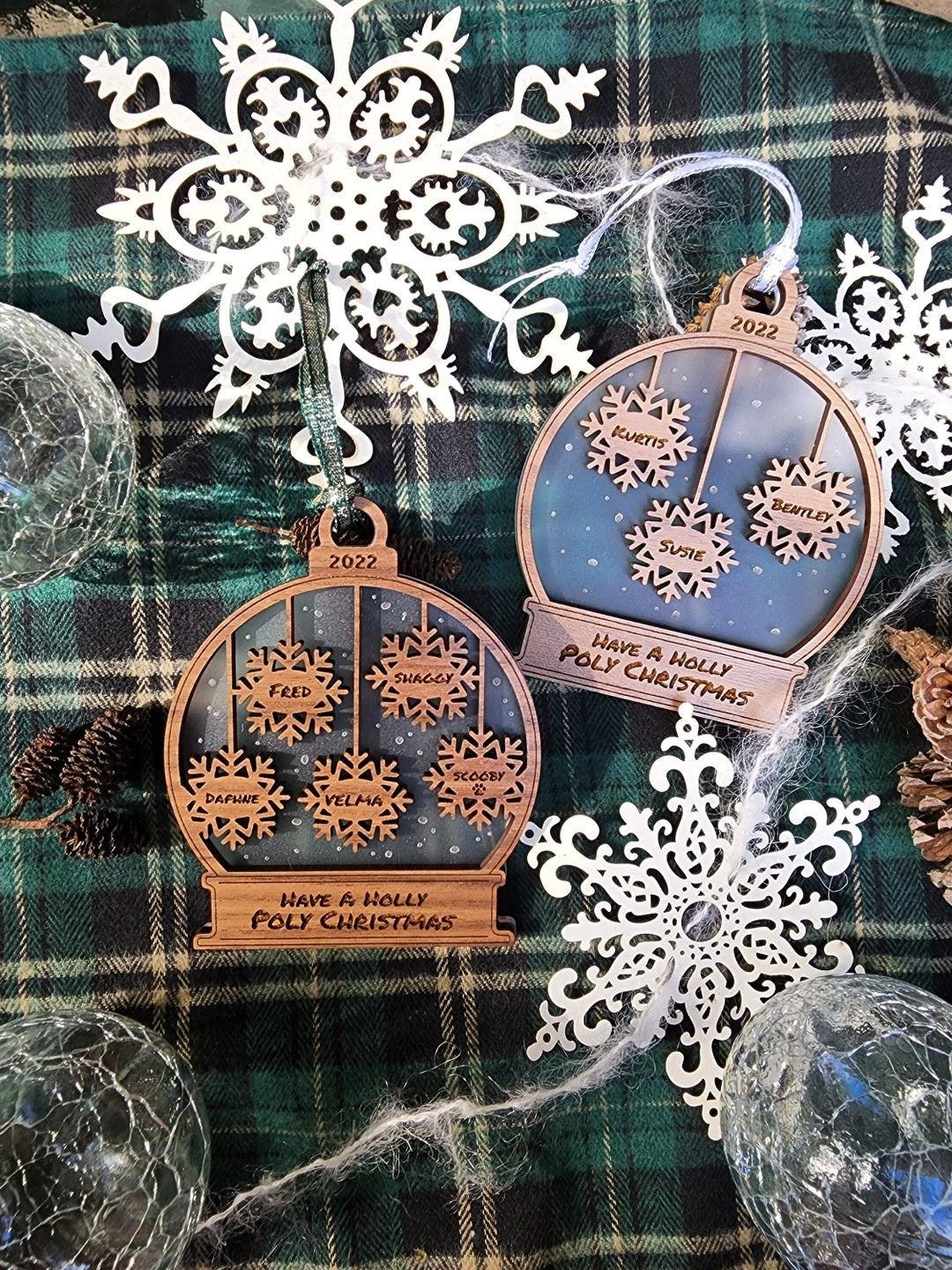 Personalized Polyamory Ornament - Have a Holly Poly Christmas 2025 - Etsy