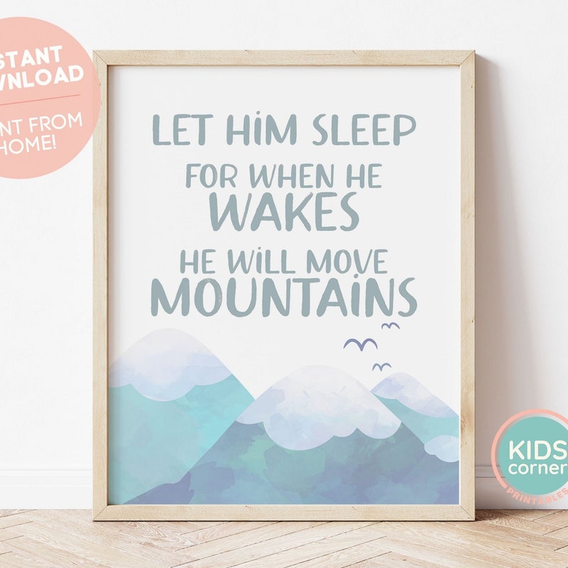Let Him Sleep - Etsy