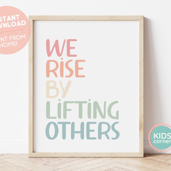 We Rise by Lifting Others - Etsy