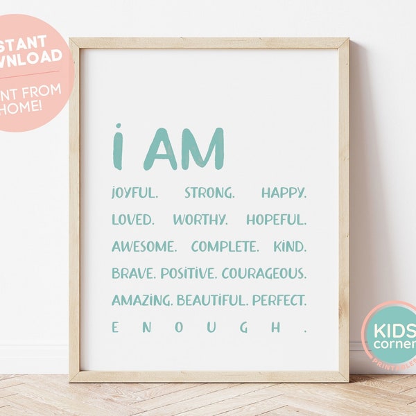 I Am Brave Printable - Etsy