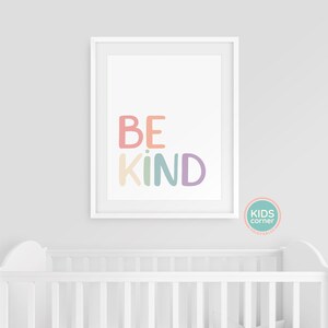 Be Kind Print, Be Kind Art Printable, Be Kind Quote, Typography Home ...