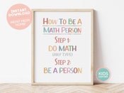 Set of 9 Funny Math Classroom Posters, Math Posters, Classroom ...