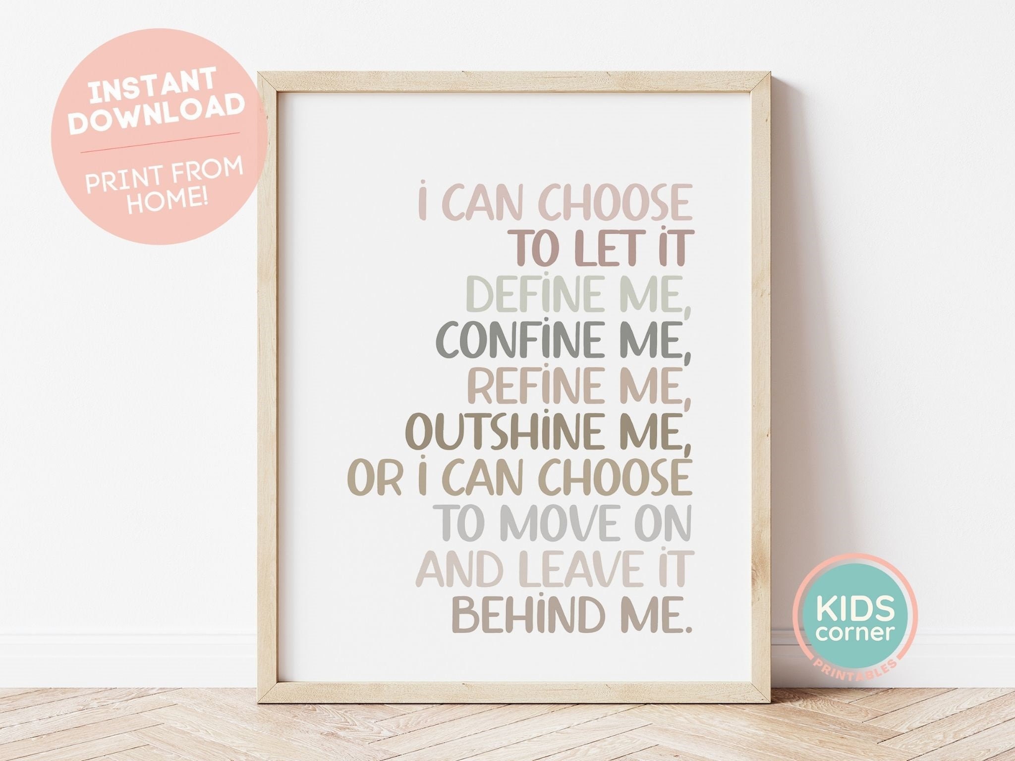 I Can Choose to Let It Define Me Confine Me Refine Me - Etsy