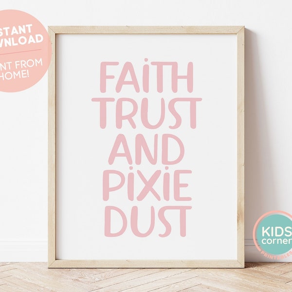 Faith Trust and Pixie Dust - Etsy