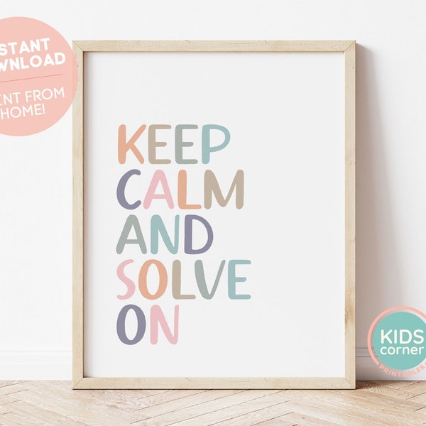 Keep Calm Math - Etsy