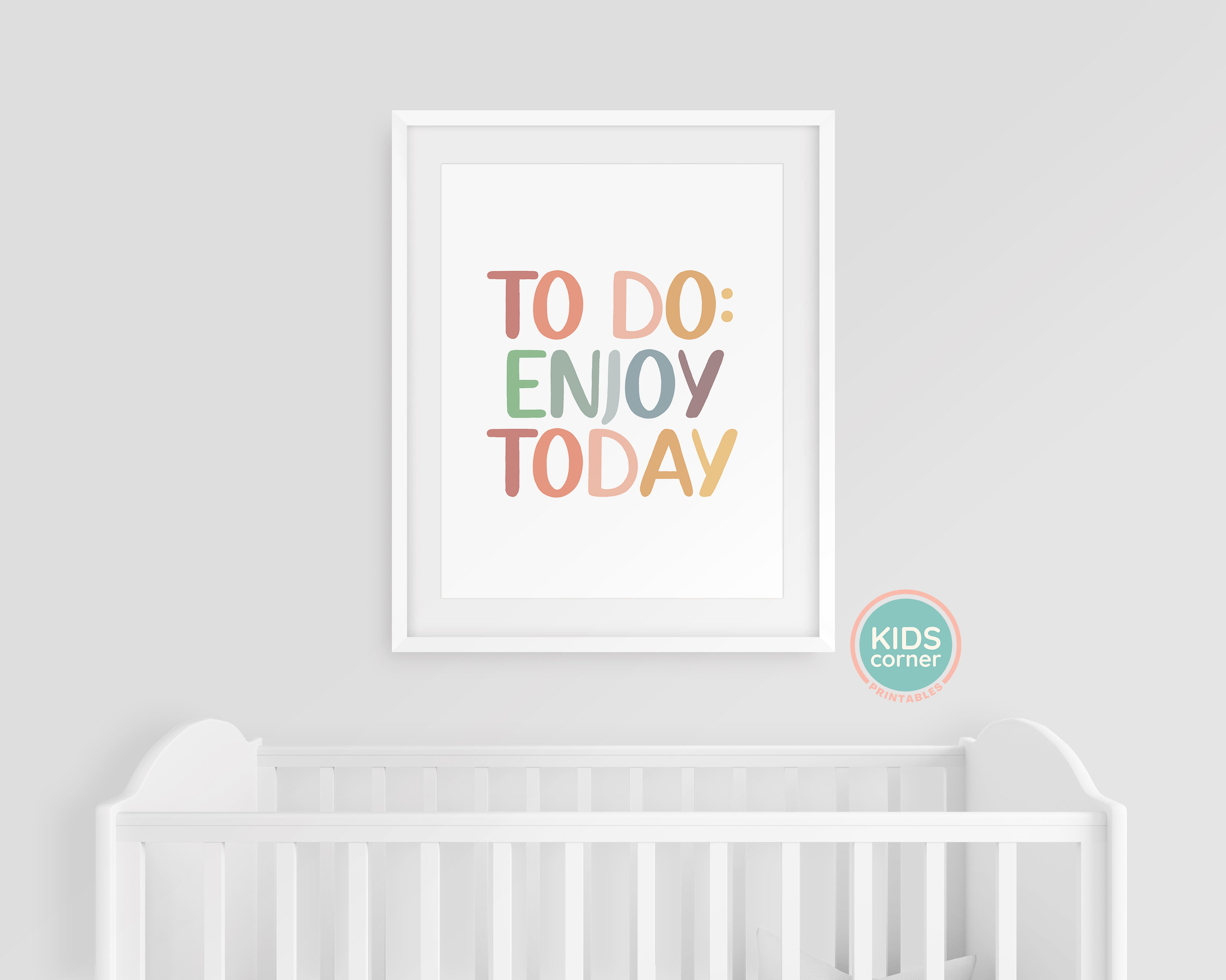 To Do: Enjoy Today Print, to Do List Printable, Classroom Printable ...