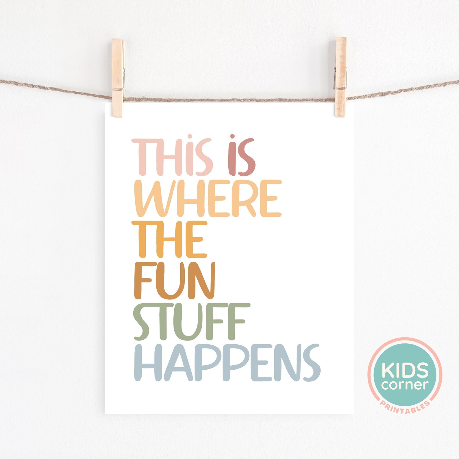 This is Where the Fun Stuff Happens Print Classroom Decor - Etsy
