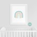 Neutral Rainbow Wall Art, Rainbow Nursery Decor, Instant Download Wall ...