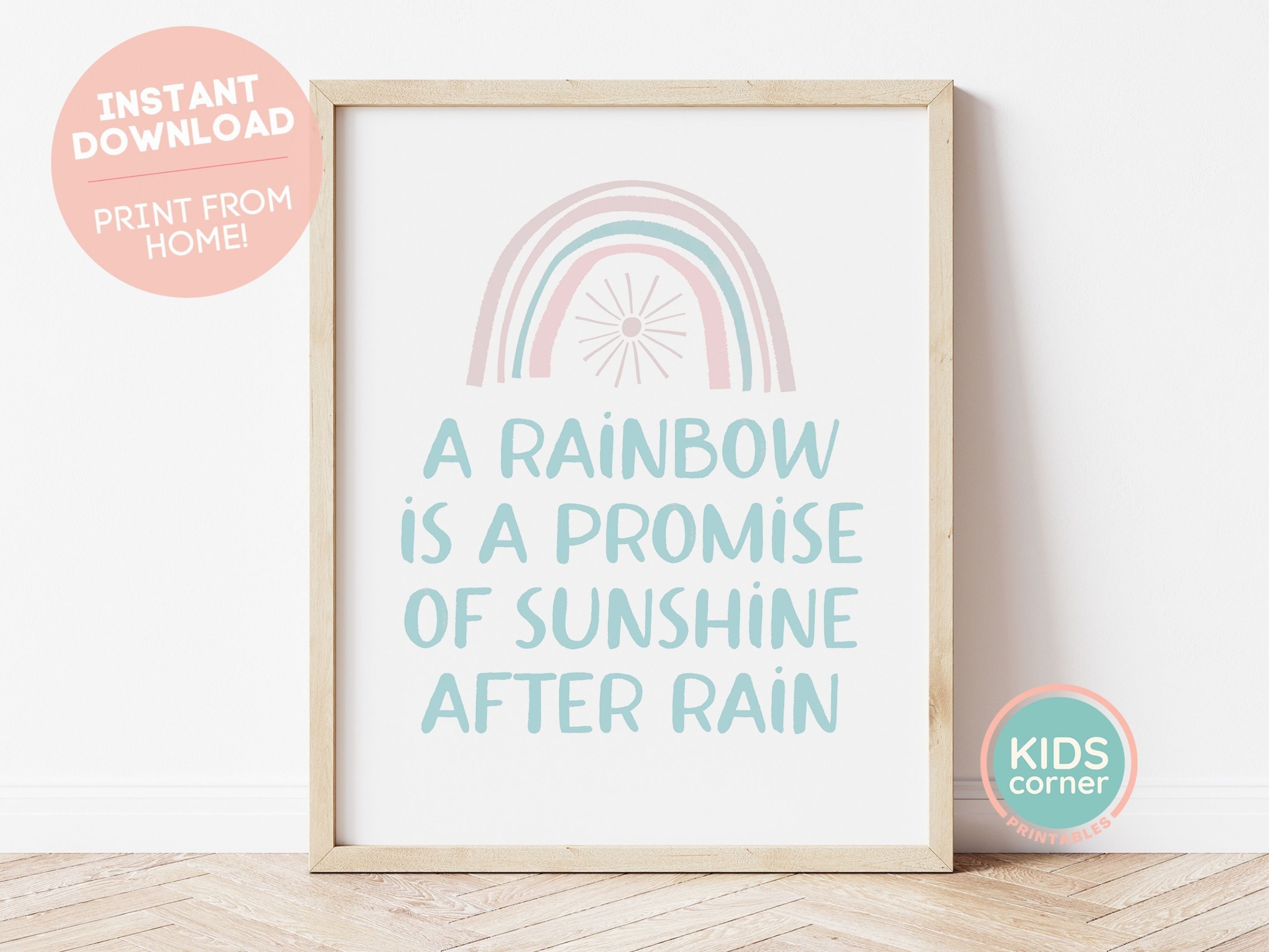 Rainbows And Sunshine Quote