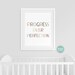 Progress Over Perfection Print Wall Art Inspirational Boho - Etsy