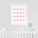 Hearts Printable Wall Art, Nursery Decor Playroom, Valentines Instant ...