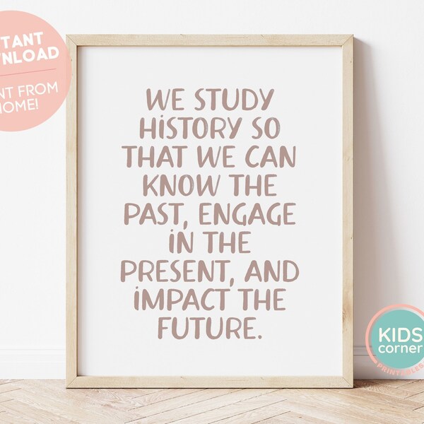 History Classroom - Etsy